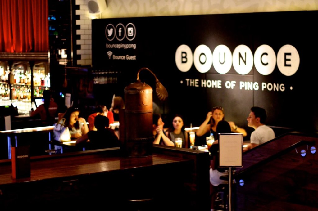 Ping Pong at the Bounce Holborn - the london thing
